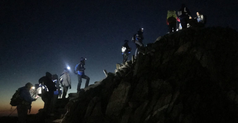 Snowdon at Night - Grief Encounter